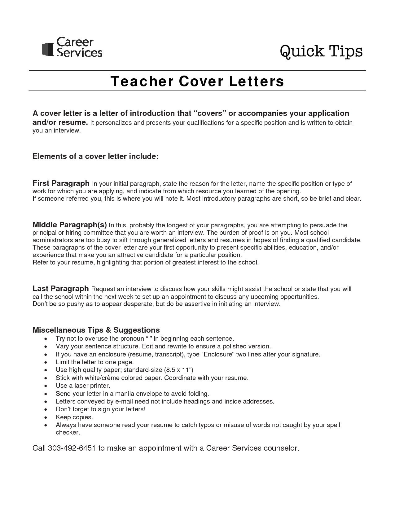 26 Cover Letter For Teaching Position Letterly info