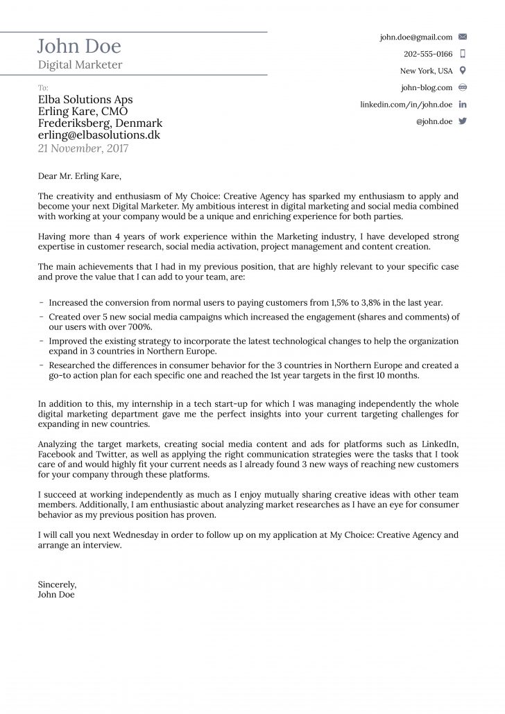 30 How Long Should A Cover Letter Be Letterly info