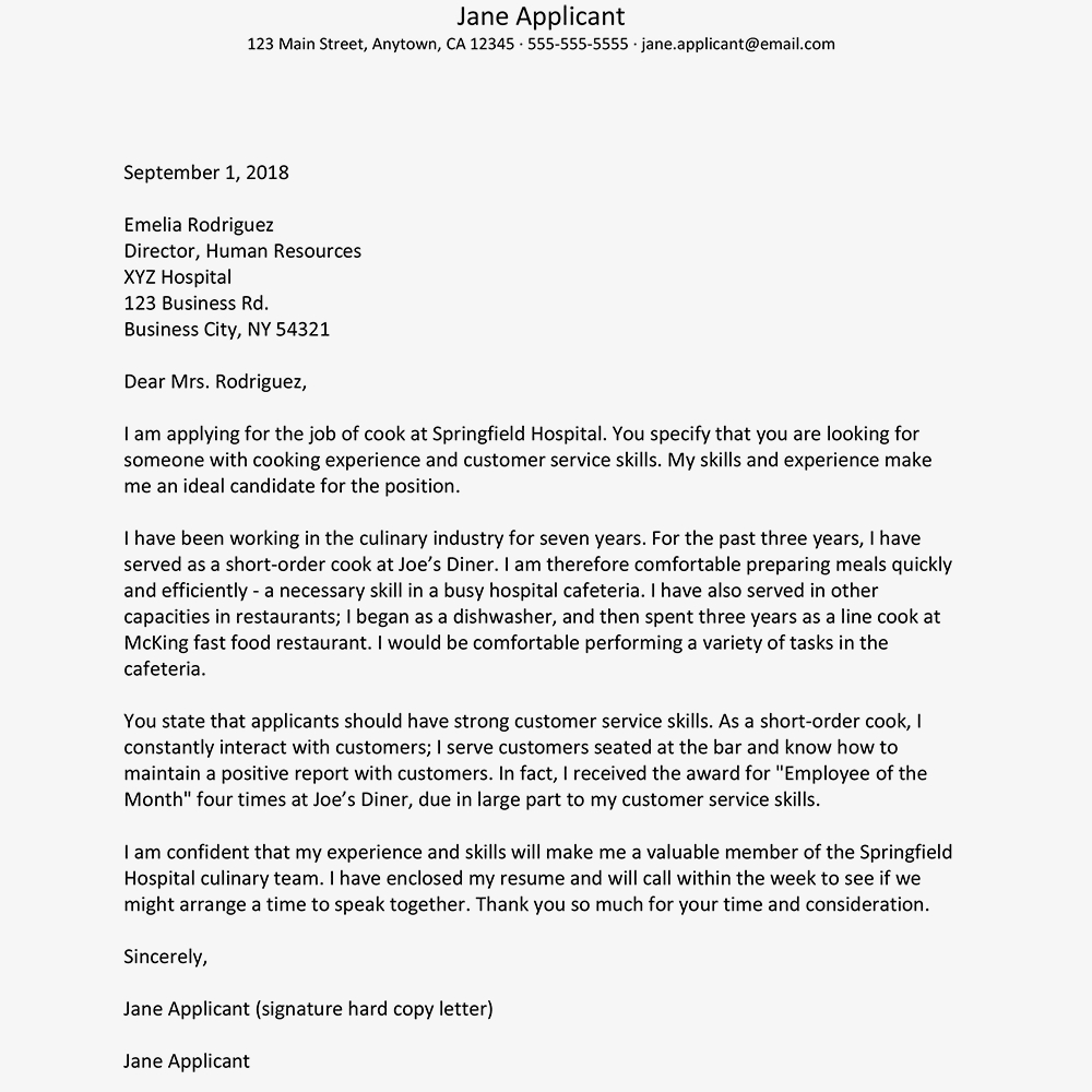 30 Resume Cover Letter Example Letterly info 30 Resume Cover Letter Example Letterly info