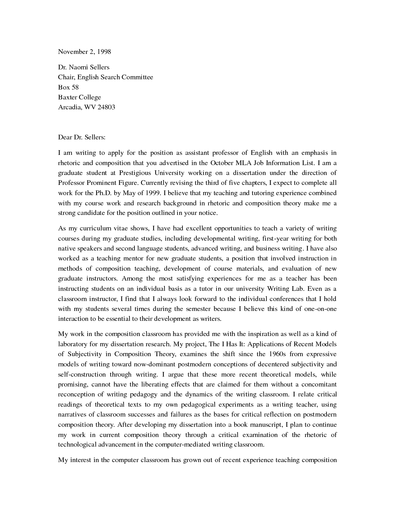 26+ Academic Cover Letter - letterly.info