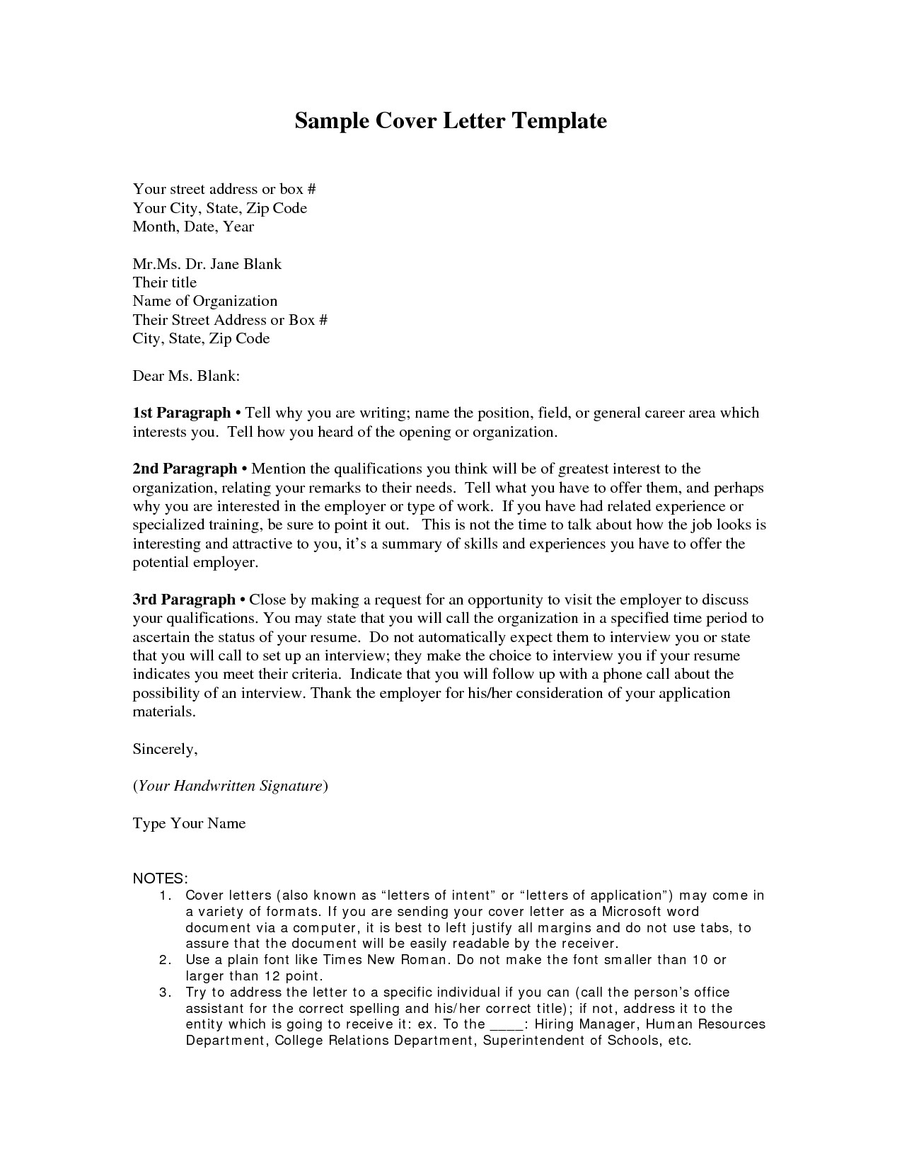 Addressing A Cover Letter To Unknown Addressing A Cover Letter To ...