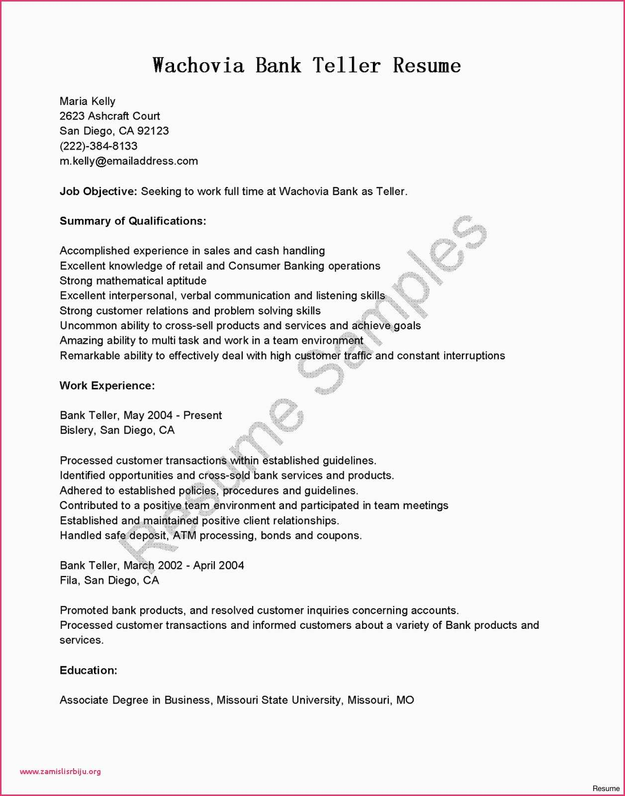 23+ Bank Teller Cover Letter - letterly.info