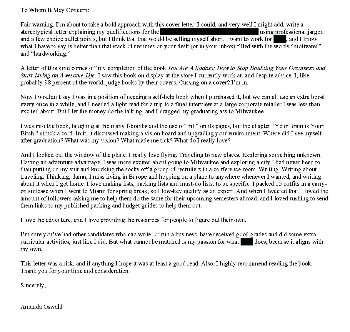 27+ Best Cover Letter Ever - letterly.info