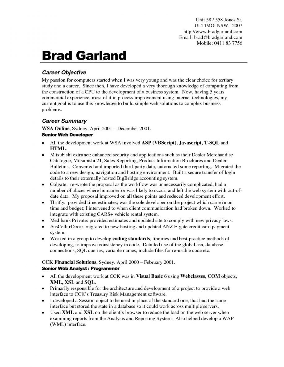 Writing Tips to Make Resume Objective with Examples - letterly.info