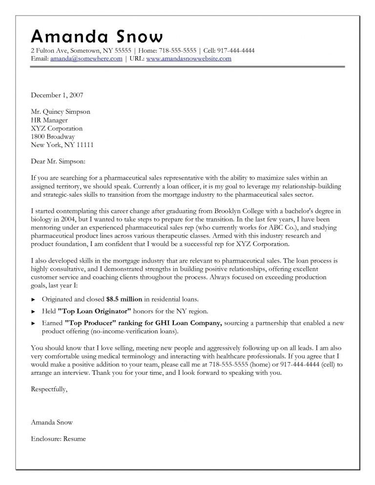 Cover Letter Career Change Career Change Resume Cover Letter ...