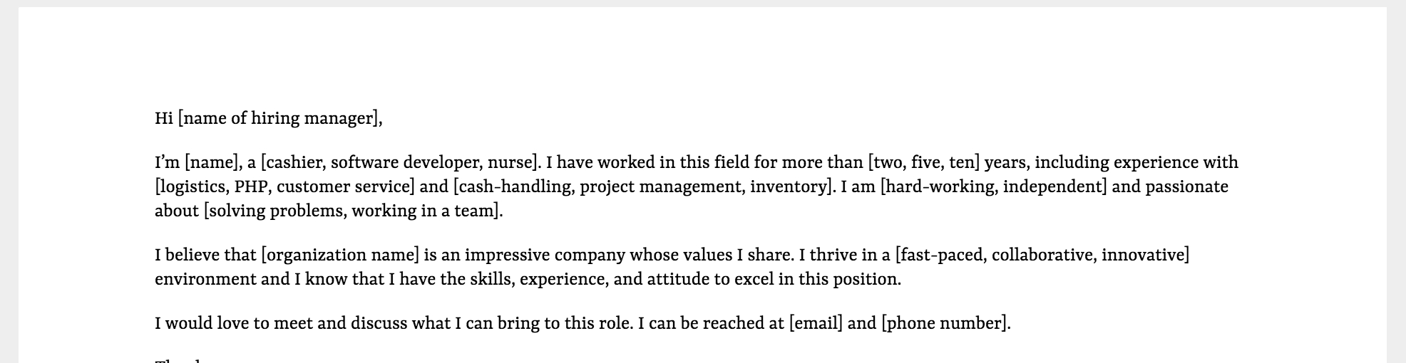 Cover Letter Font How Can I Create A Cover Letter With Visualcv Cover Letter Font How Can I Create A Cover Letter With Visualcv