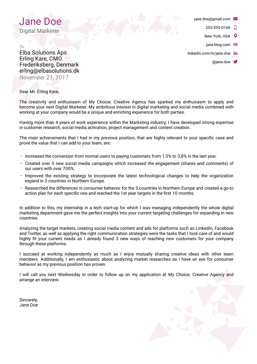 26+ Cover Letter For Cv - letterly.info