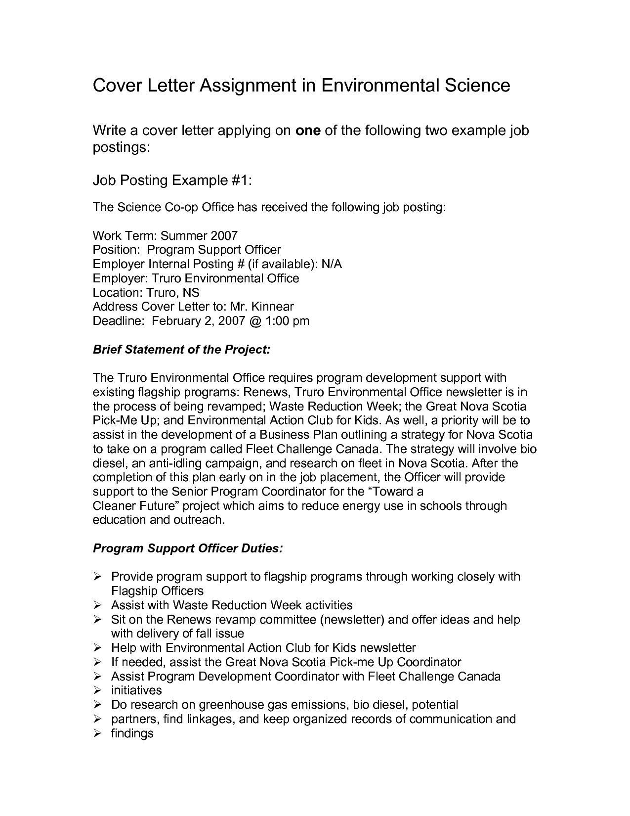 Cover Letter For Internal Position Cover Letter For Internal Position ...