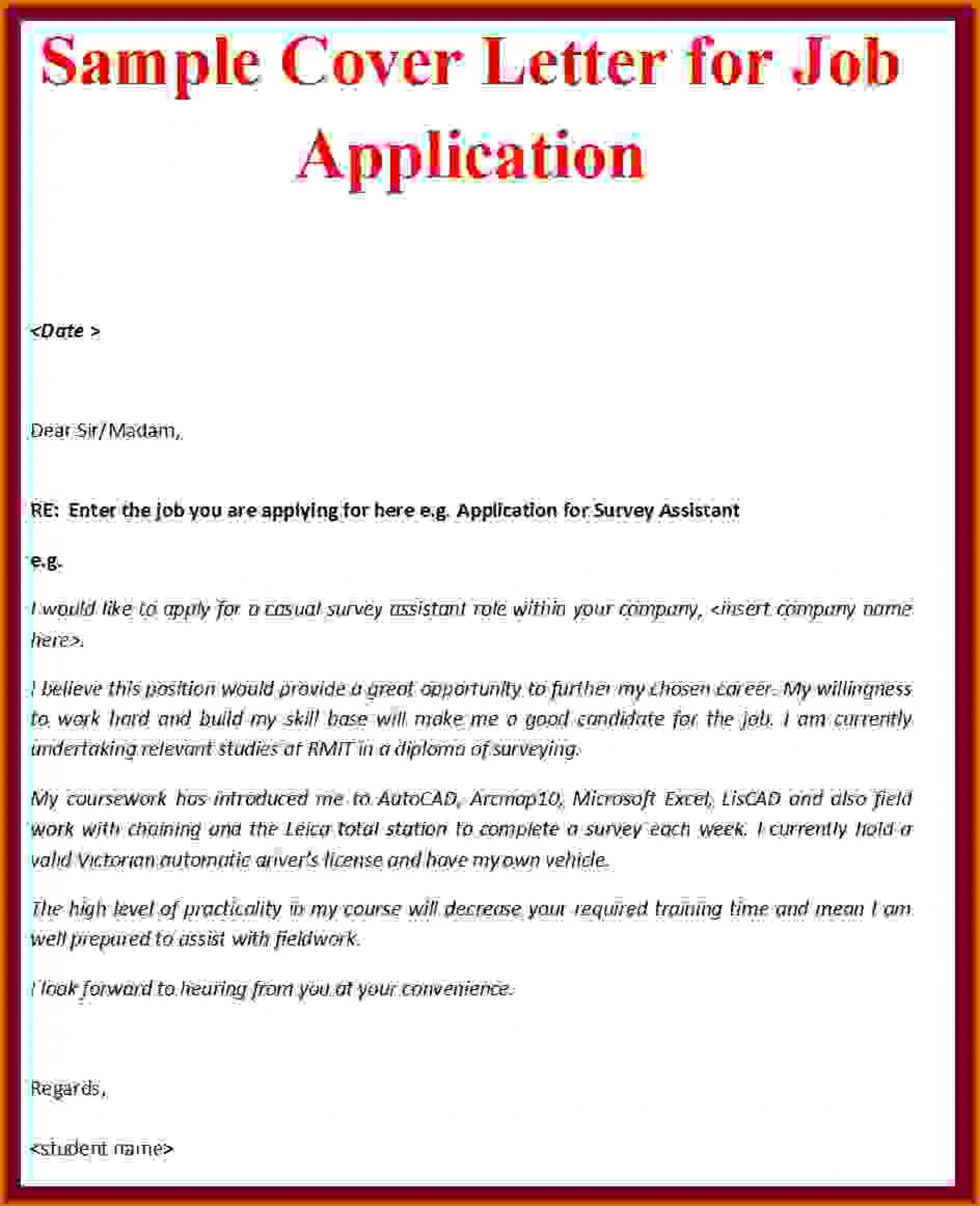 30+ Cover Letter For Job Application - letterly.info