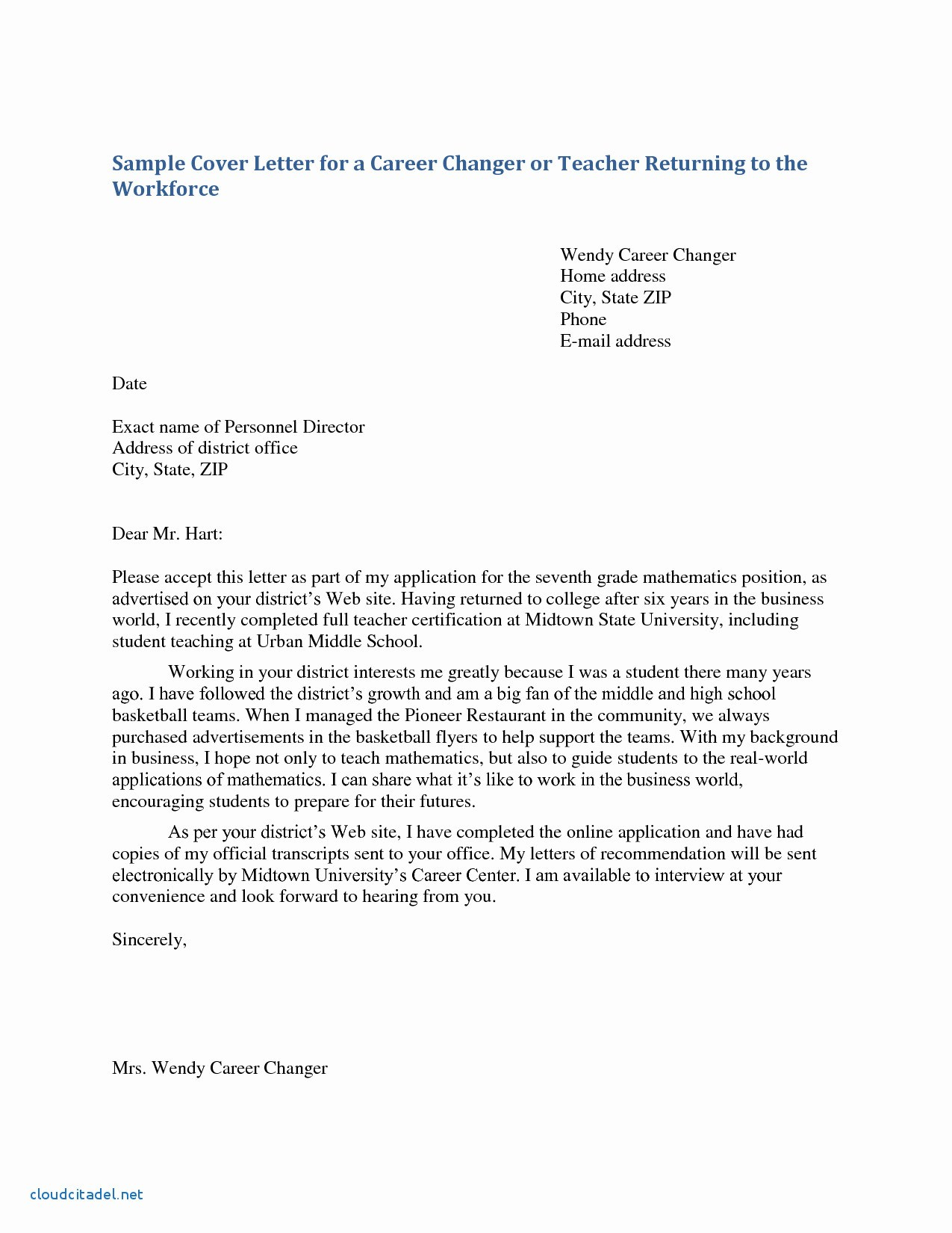 26+ Cover Letter For Teaching Position - letterly.info