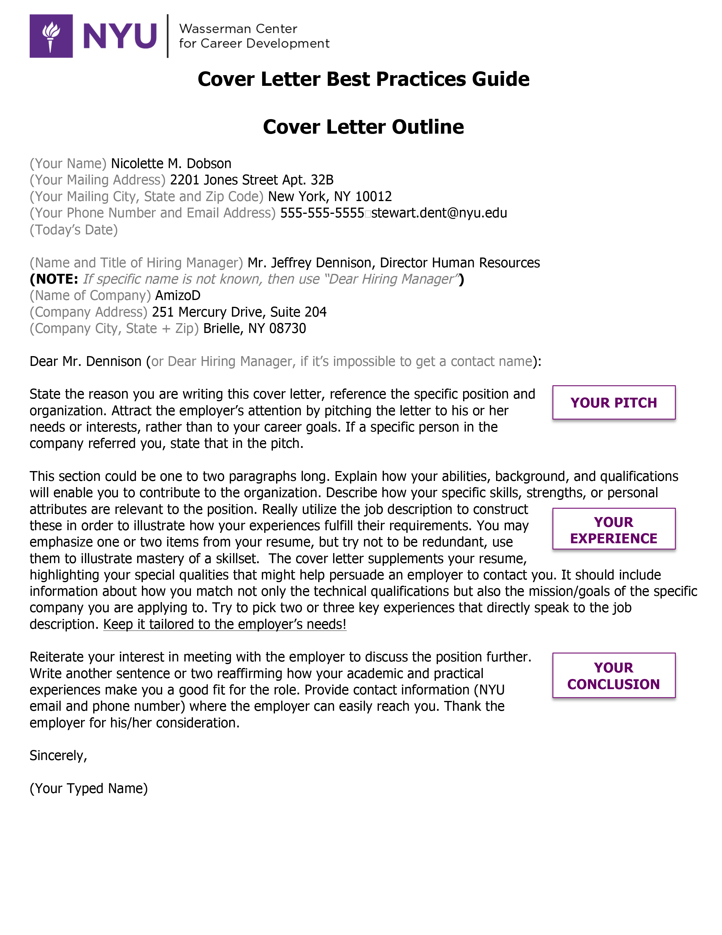 Cover Letter Guide Guide Writing Cover Letters Yeni Mescale Letter ...