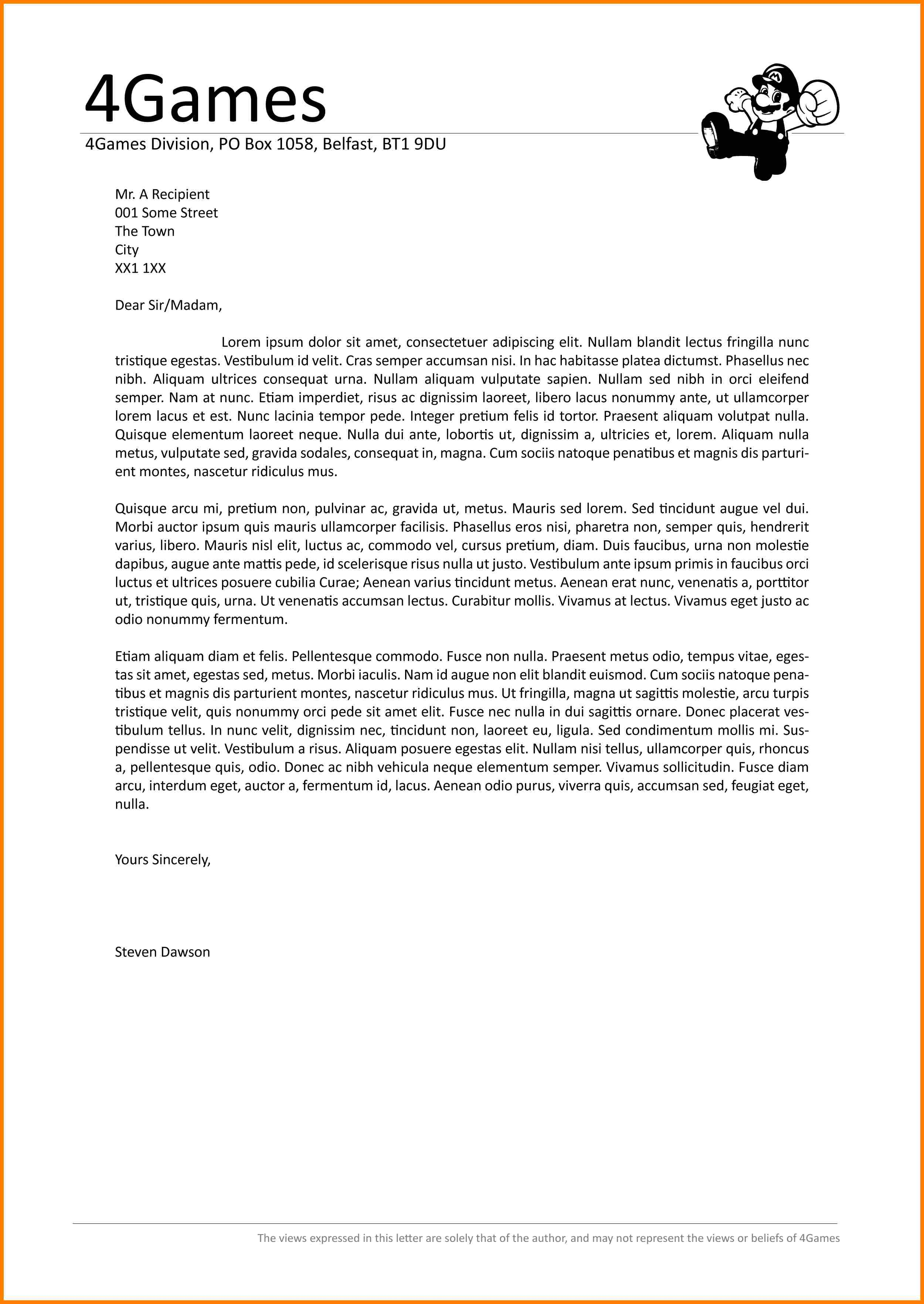 25+ Cover Letter Heading - letterly.info