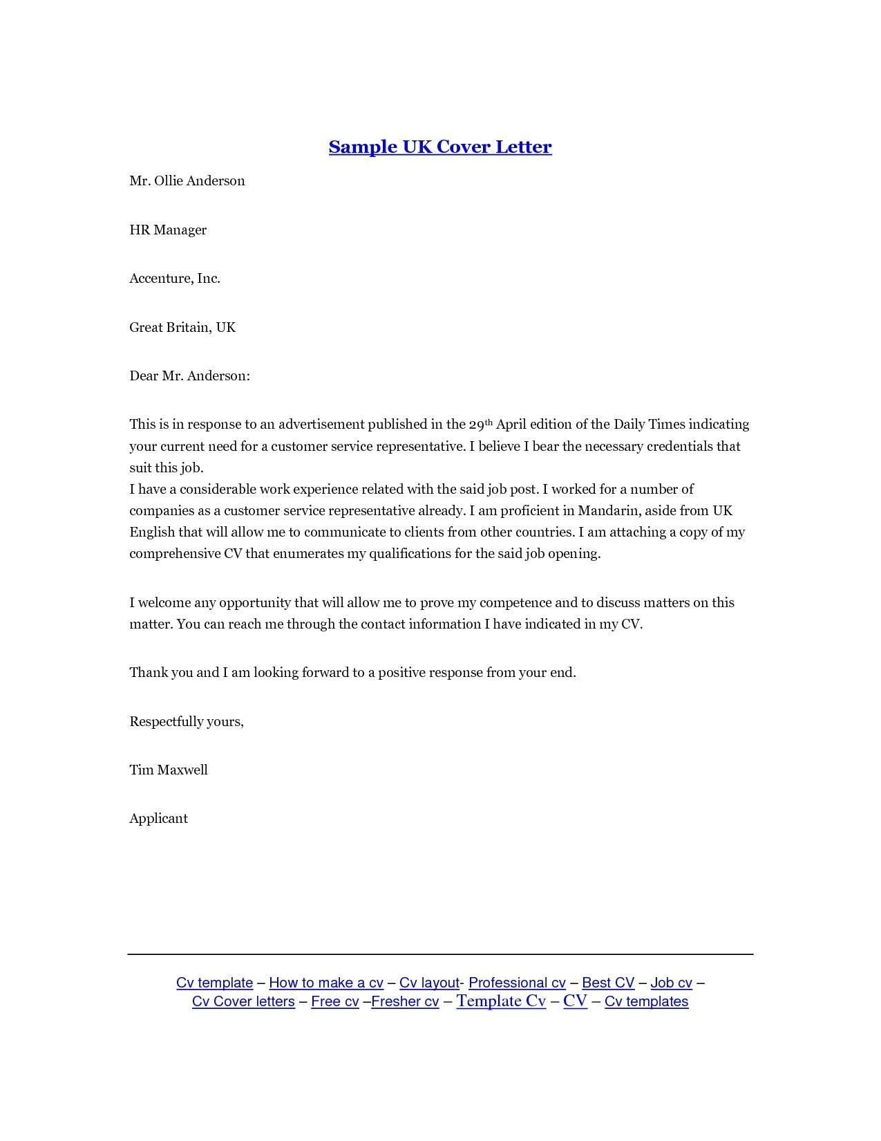25+ Cover Letter Layout - letterly.info