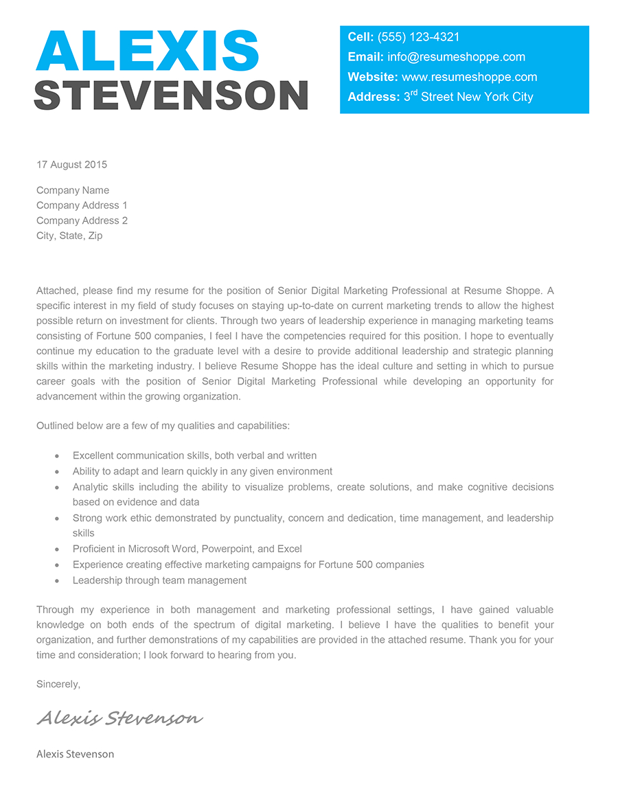 25+ Cover Letter Layout - letterly.info