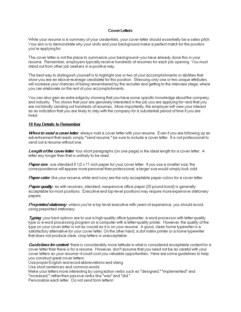 Cover Letter Length Free Email Cover Letter Template Templates At ...