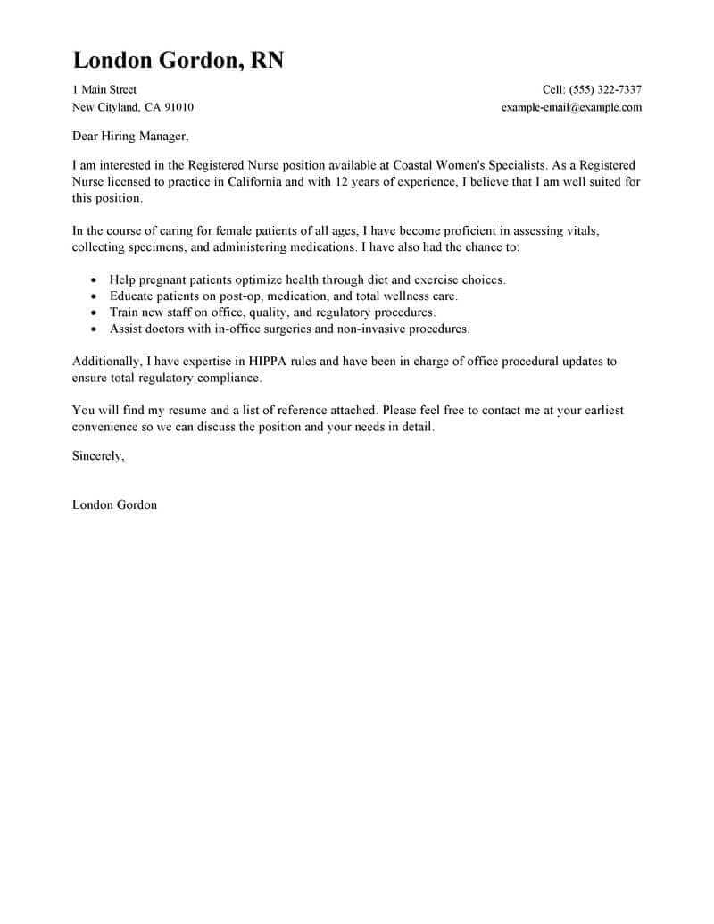 Cover Letter Structure Free Cover Letter Examples For Every Job Search ...