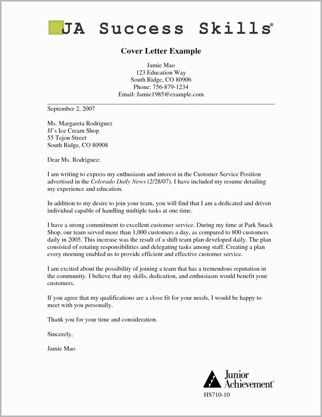 Cover Letter Structure Sample Of A Job Acceptance Letter Job Resume ...