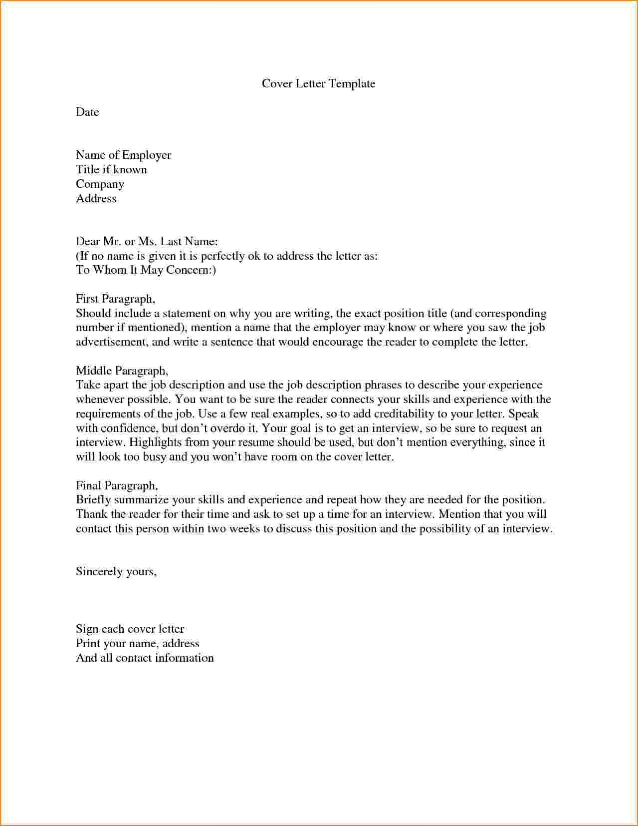 27+ Cover Letter With No Name - letterly.info