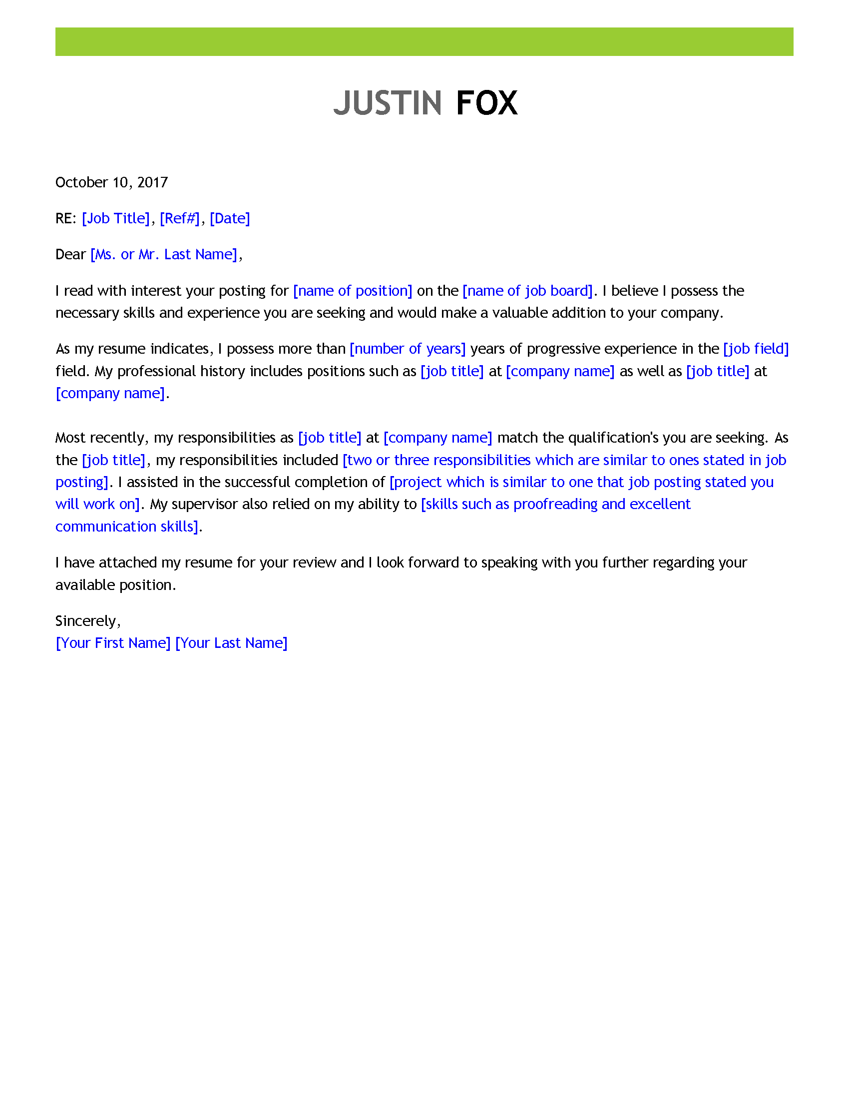 26+ Create A Cover Letter - letterly.info