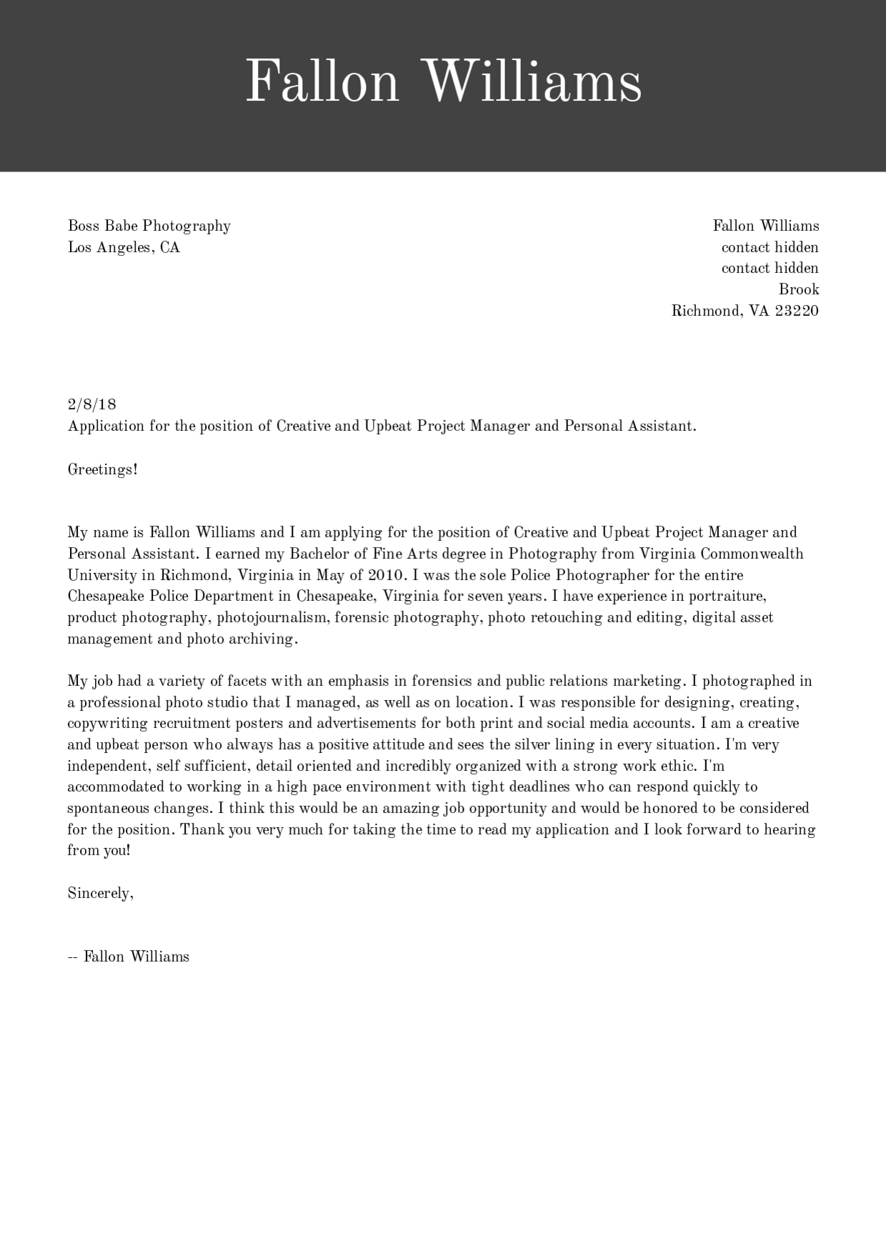 25+ Creative Cover Letter - letterly.info