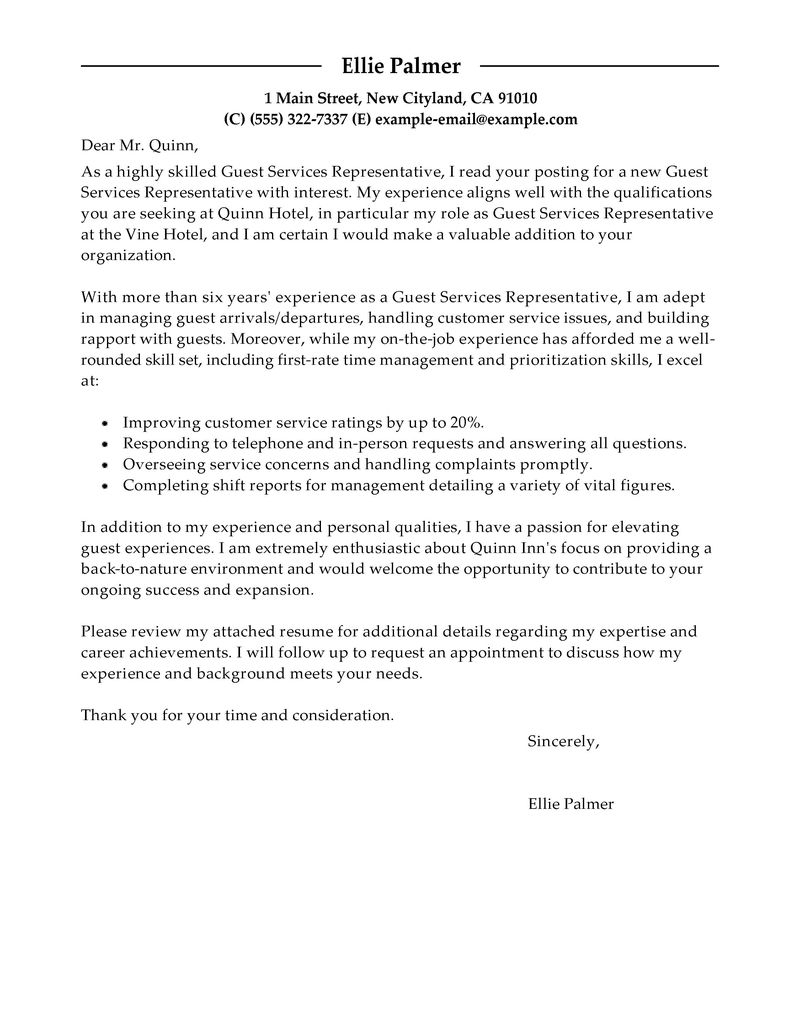 23+ Customer Service Representative Cover Letter - letterly.info
