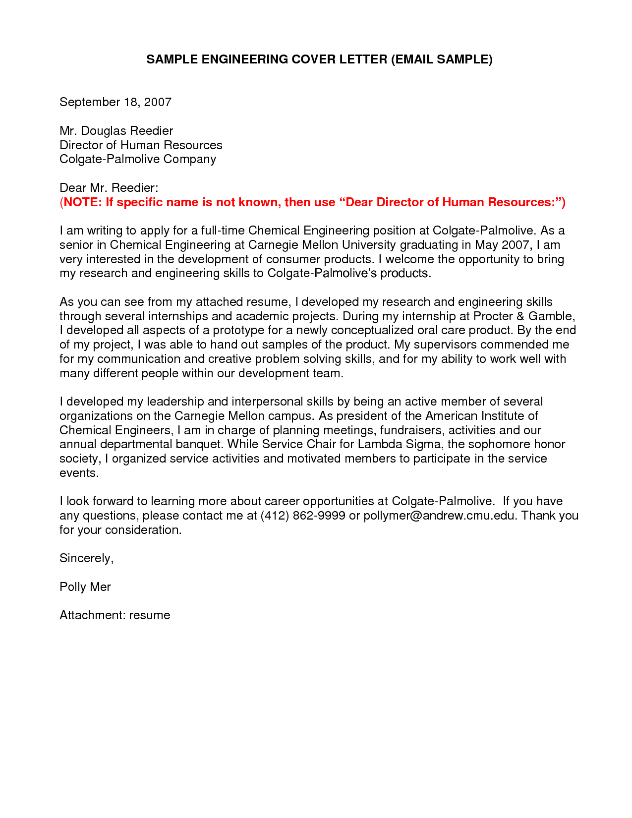 23+ Engineering Cover Letter Examples - letterly.info