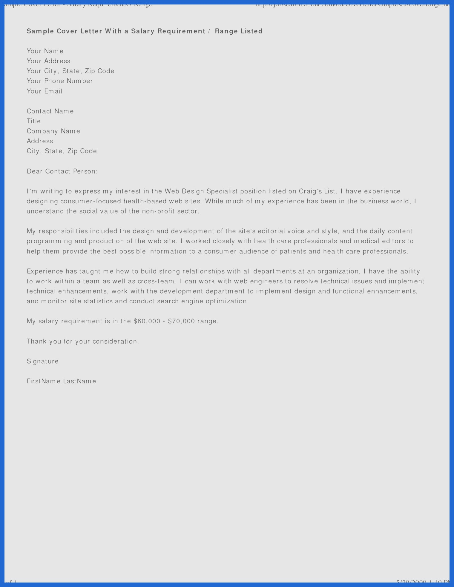 Example Of A Great Cover Letter Examples Of A Great Cover Letter New 15 ...