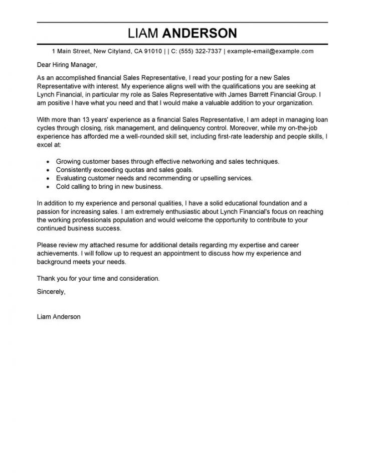 Examples Of Cover Letters For Employment Sample Cover Letter Interest ...