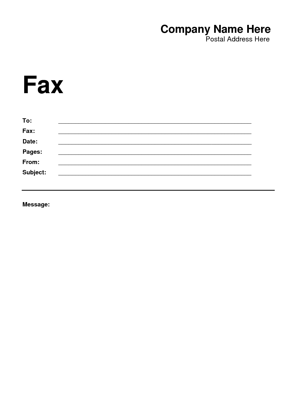 30+ Fax Cover Letter - letterly.info