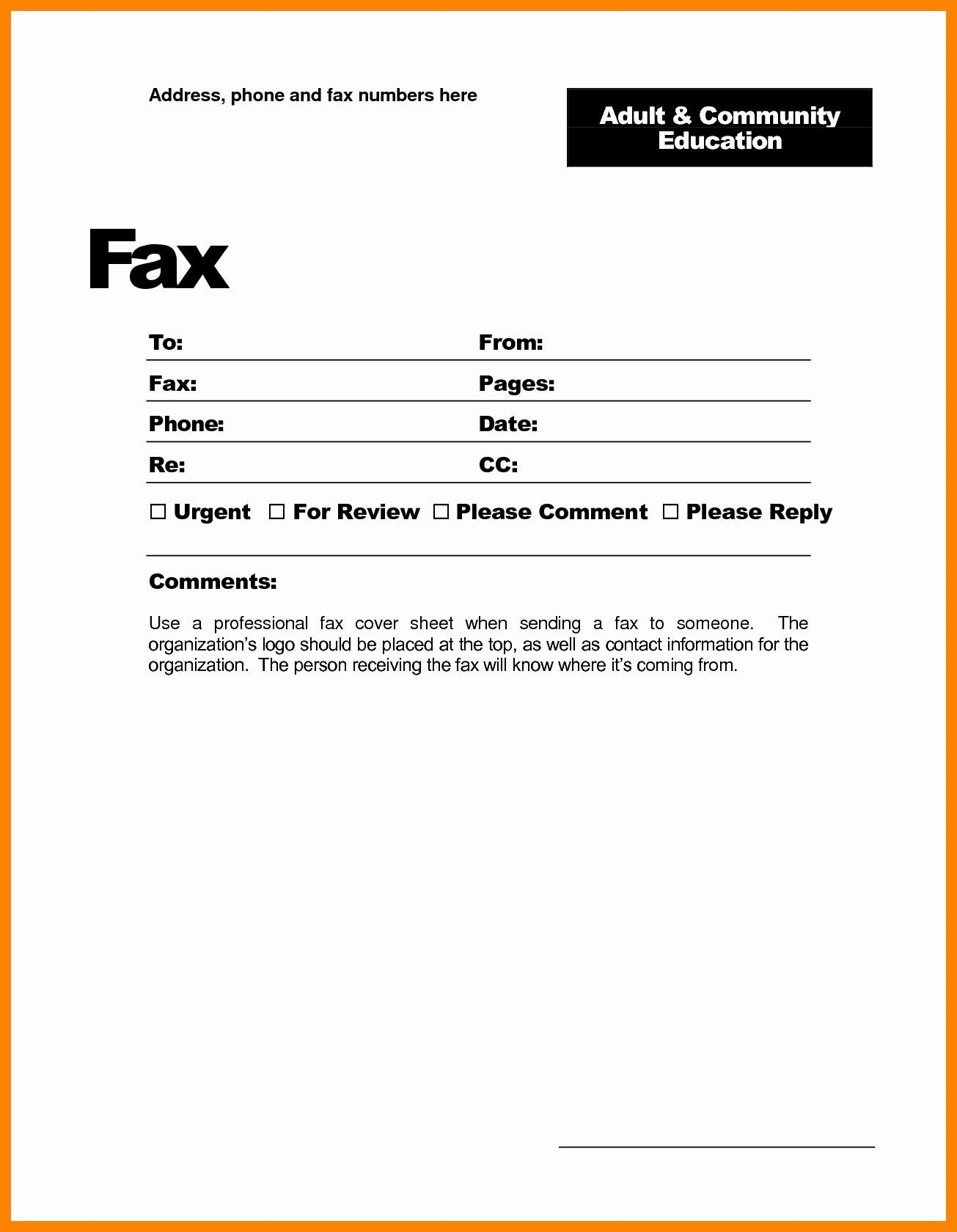 Fax Cover Letter Sample Free Printable Fax Cover Letter Template 2536 ...