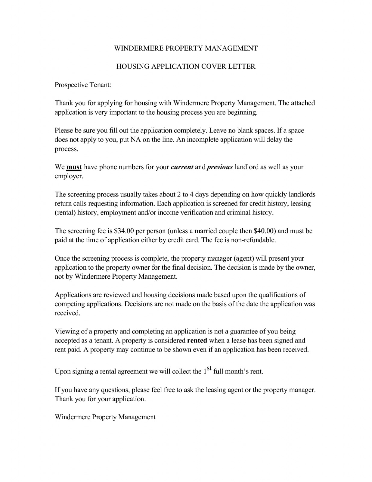 Free Cover Letter Samples Get 18 Property Manager Cover Letter Sample ...