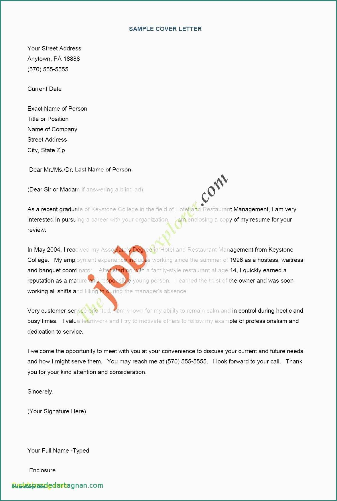 Good Cover Letter Example Letter Successful Job Applicant Cover Letter ...
