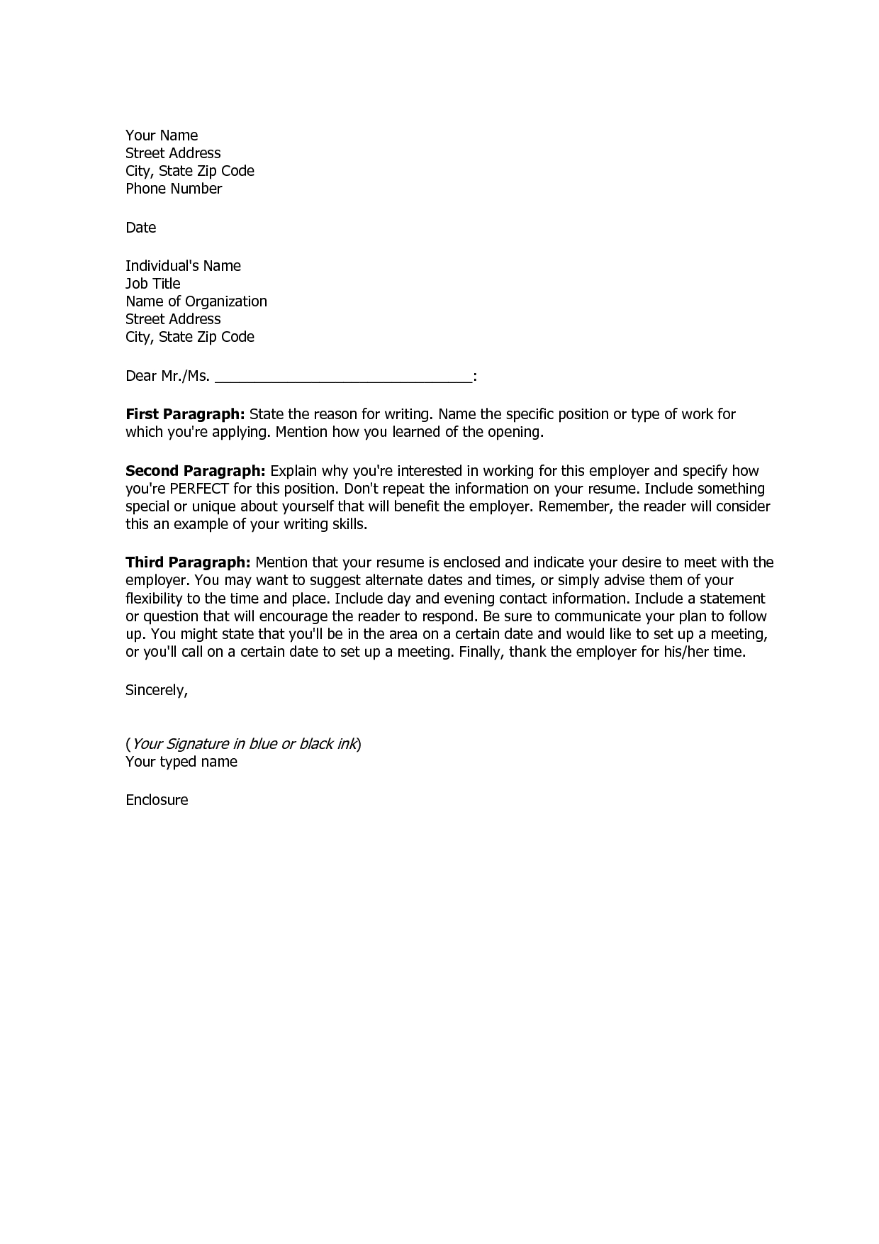 25 How To Write A Cover Letter For A Job Application Letterly info
