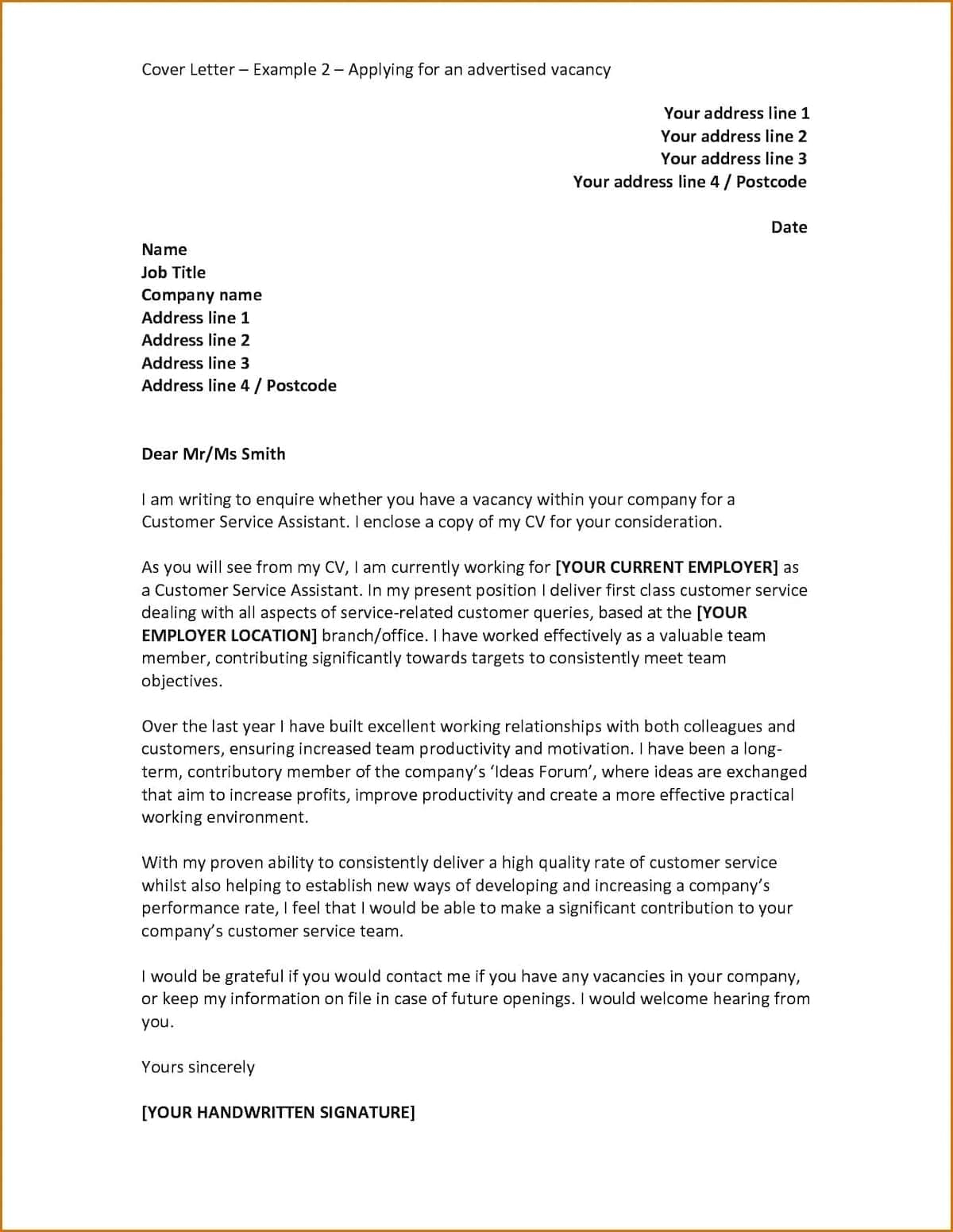 30+ How To Write A Good Cover Letter - letterly.info