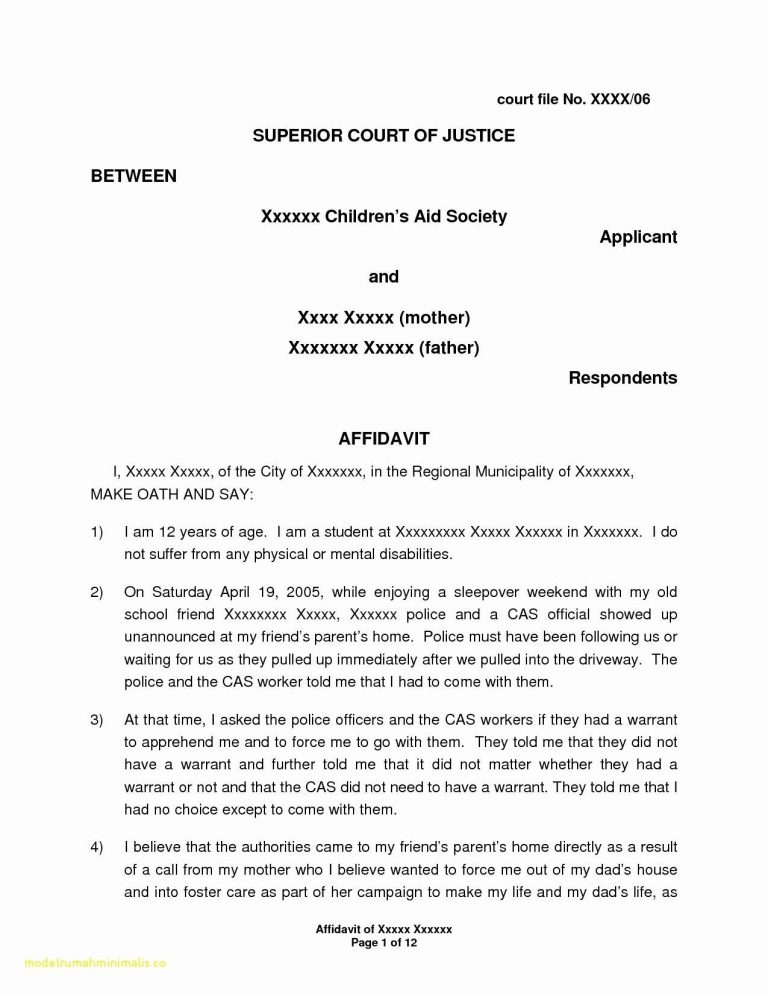 I 751 Cover Letter I 751 Sample Affidavit Of Friends Letter New I 751 ...