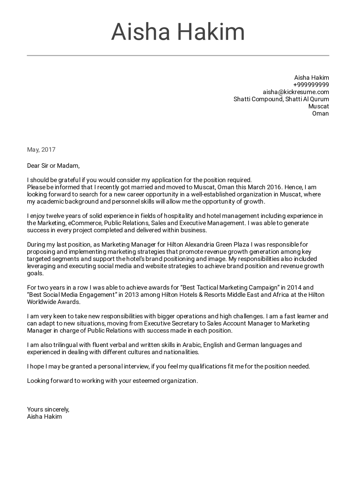 26+ Manager Cover Letter - letterly.info