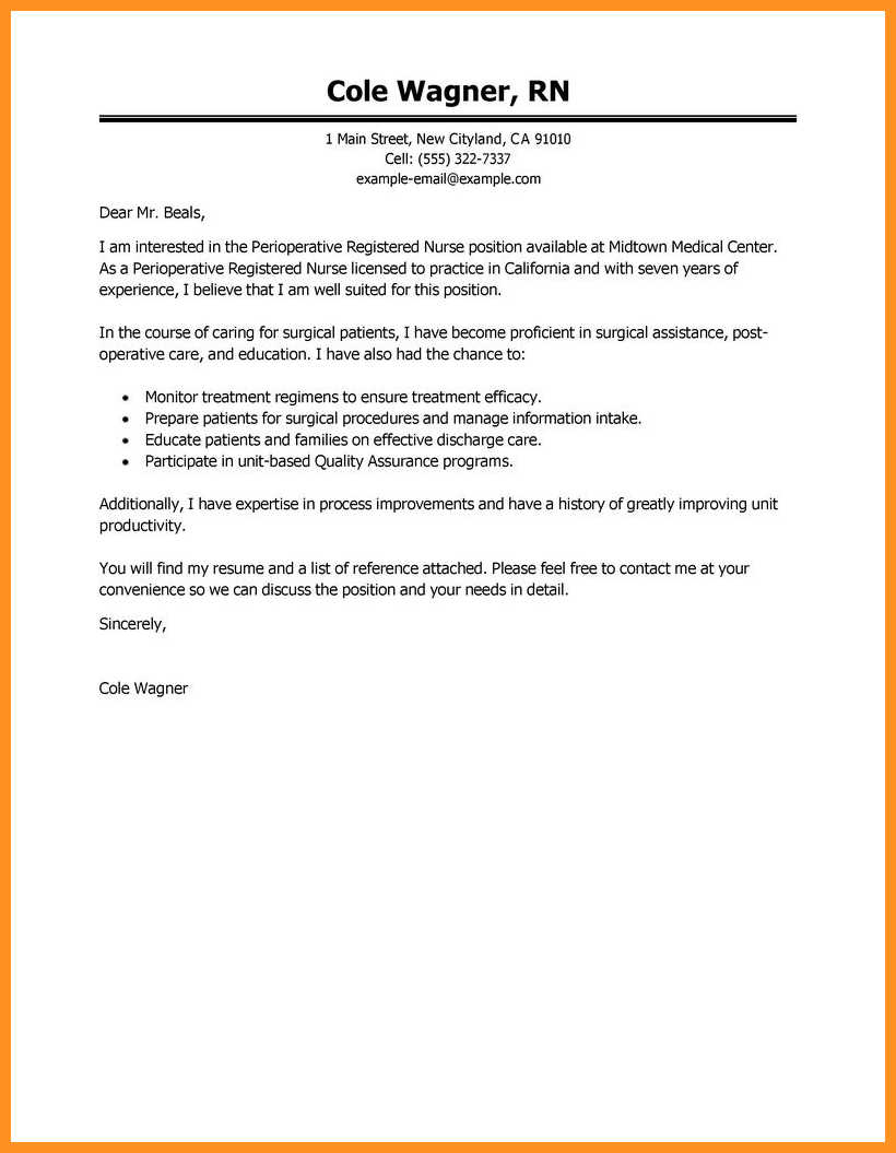 27+ New Grad Rn Cover Letter - letterly.info