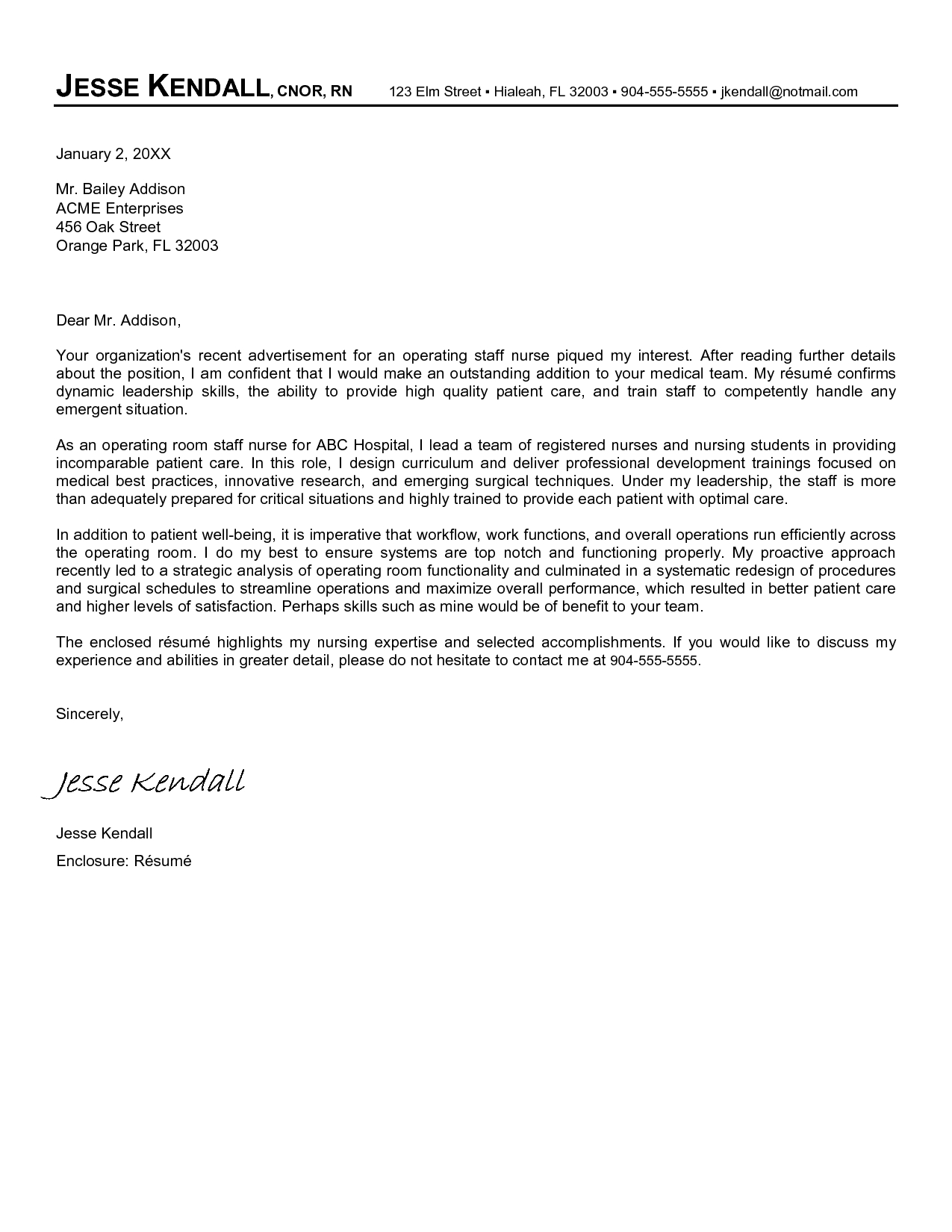 27+ Nursing Resume Cover Letter - letterly.info