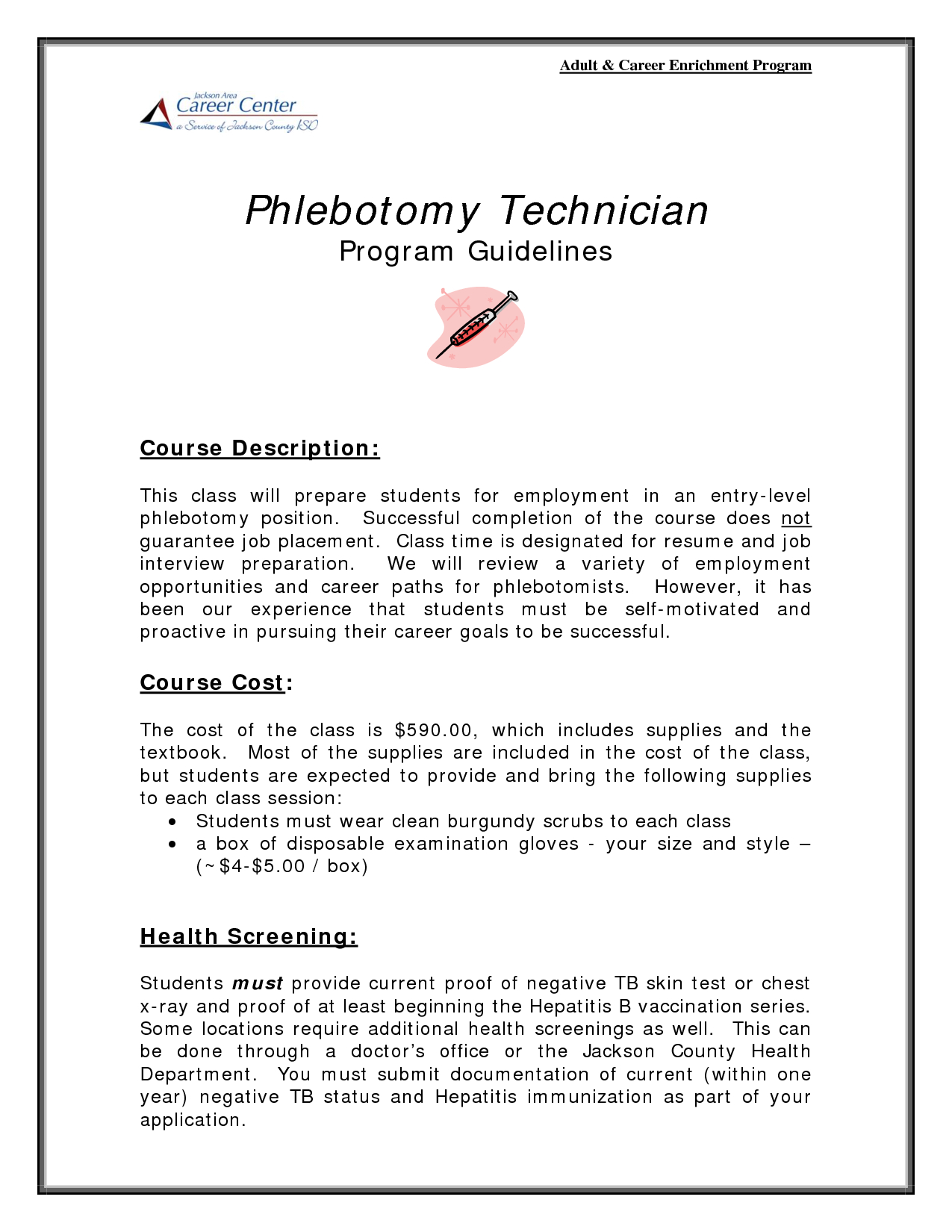 27 Phlebotomist Cover Letter Letterly info