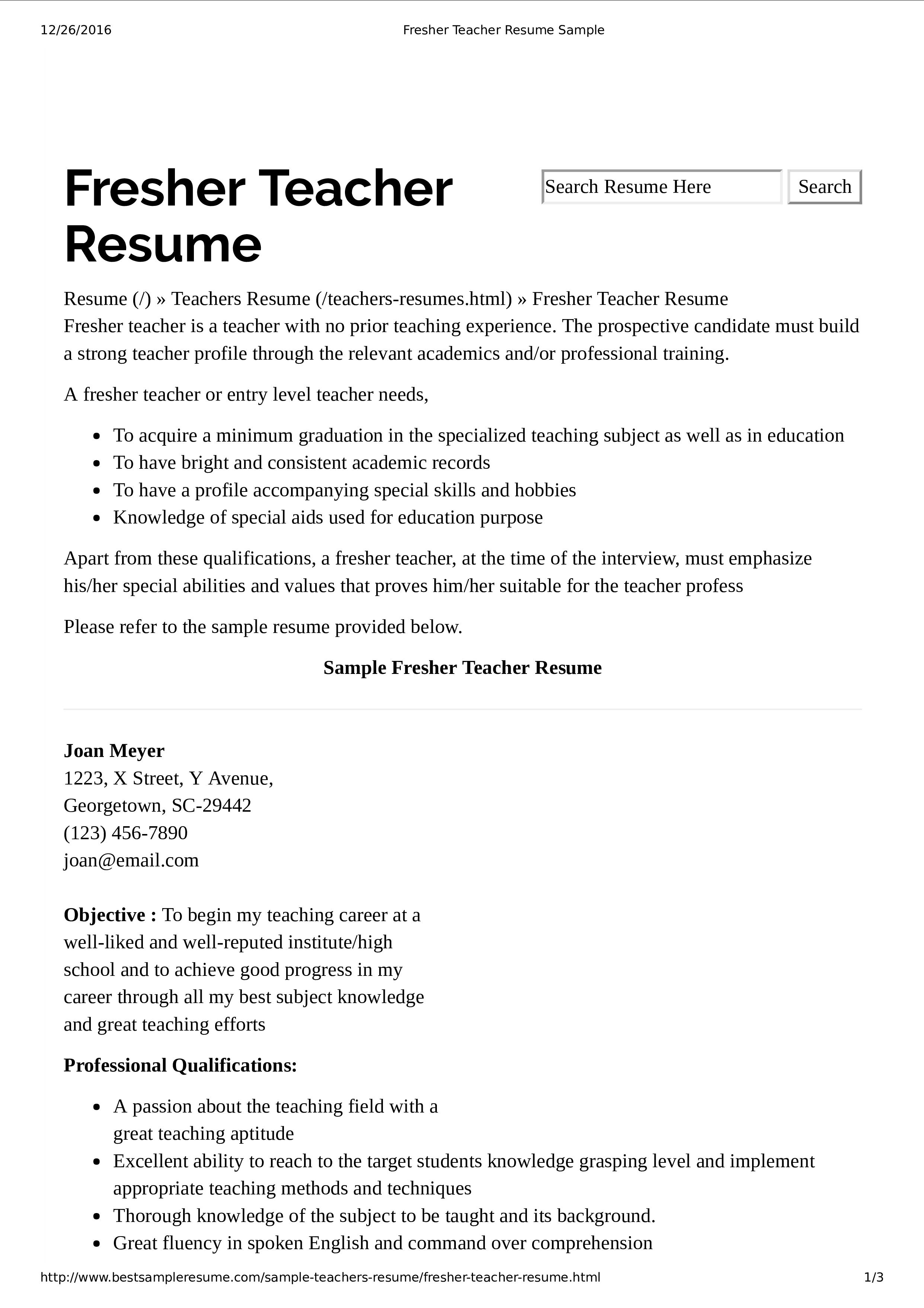 Tips on How to Build a Good Preschool Teacher Resume - letterly.info