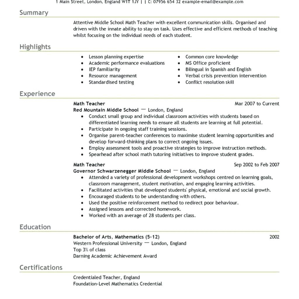 Tips on How to Build a Good Preschool Teacher Resume - letterly.info