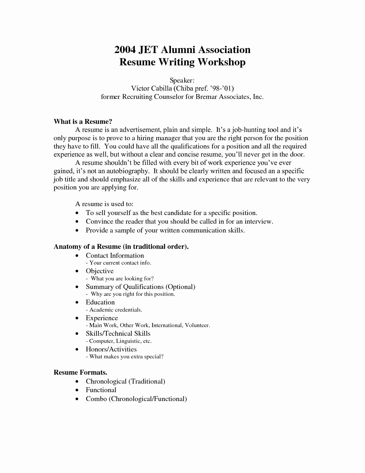 Easy Ways to Write Your Resume Summary Statement - letterly.info