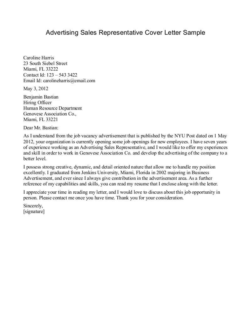 26+ Sales Associate Cover Letter - letterly.info