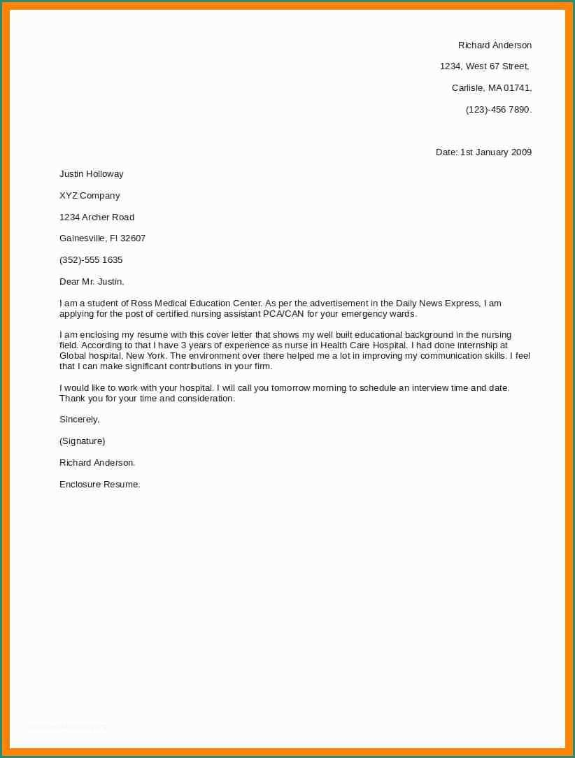 Short Cover Letter Short Employment Application Letter And Short ...