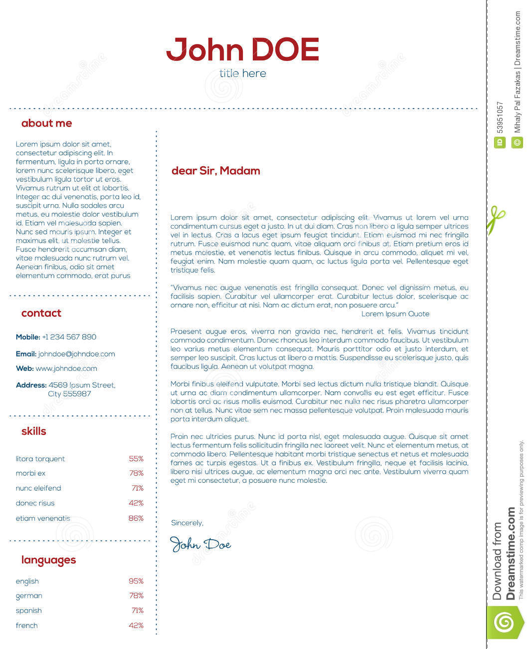 Simple Cover Letter For Resume Simple Cover Letter Design For Resumes ...