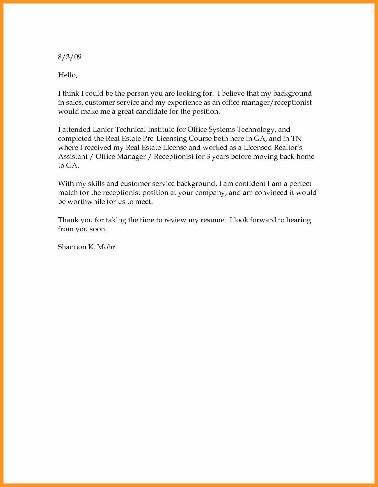 30+ Simple Cover Letter For Resume - letterly.info