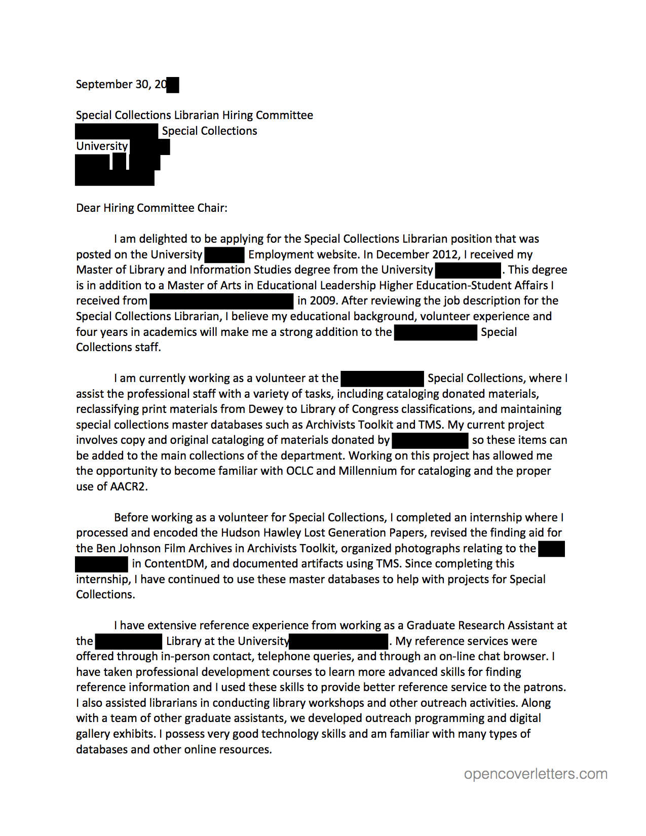 Starting A Cover Letter Archives Museums Open Cover Letters - letterly.info