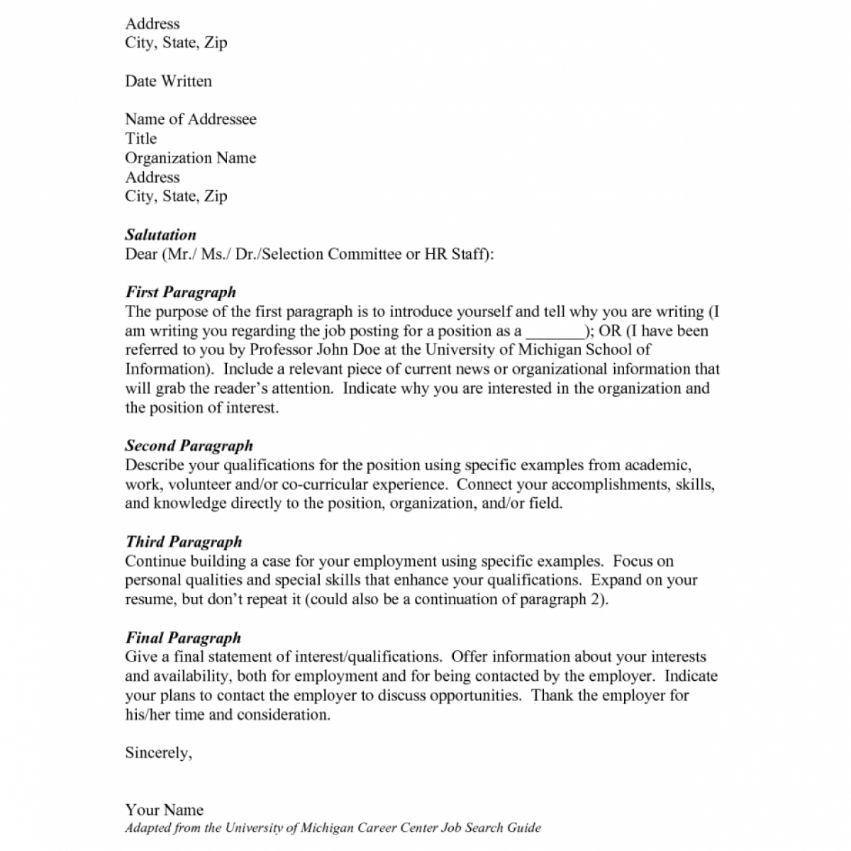 Who Do You Address A Cover Letter To Addressing A Cover Letter To 